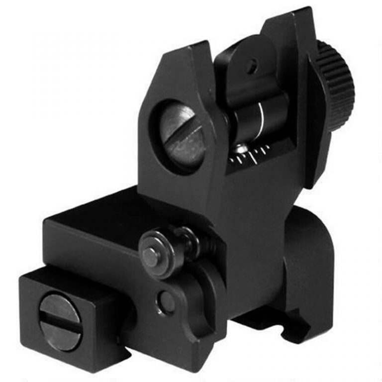 Aim Sports AR-15 Rear Iron Sight, Flip Up, Aluminum, Black – Texas ...