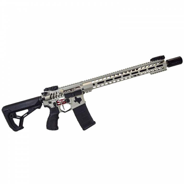 TSS CUSTOM AR-15 SKELETONIZED 3G COMPETITION RIFLE TEXAS NICKEL – Texas ...