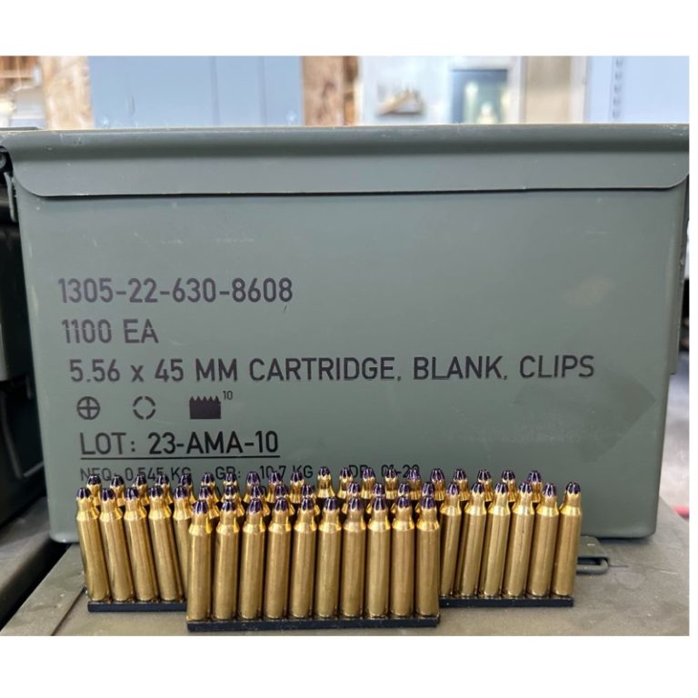 MIL-SPEC SURPLUS M200 5.56 BLANKS – 50 EA – Texas Shooter's Supply