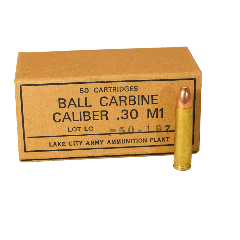 LAKE CITY USGI SURPLUS 30 CARBINE M1 FMJ 50rd BOX – Texas Shooter's Supply